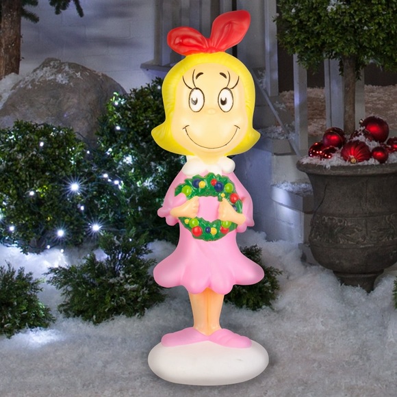 Gemmy | Holiday | New Grinch Cindy Lou Who Light Up Blow Mold | Poshmark